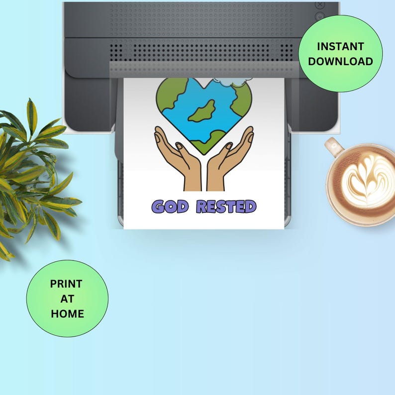 7 Days of Creation Bible Story Posters Sunday School Christian ...