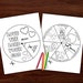 Love the Lord Coloring Wheel Luke 10:27 Printable Bible Activity ...