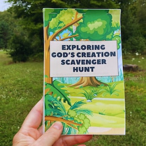 Scavenger Hunt Nature Walk Bible Lesson for Kids, Exploring Gods ...