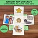 Nativity Christmas Birth of Jesus Bible Story Craft, Pop Out Baby Jesus ...