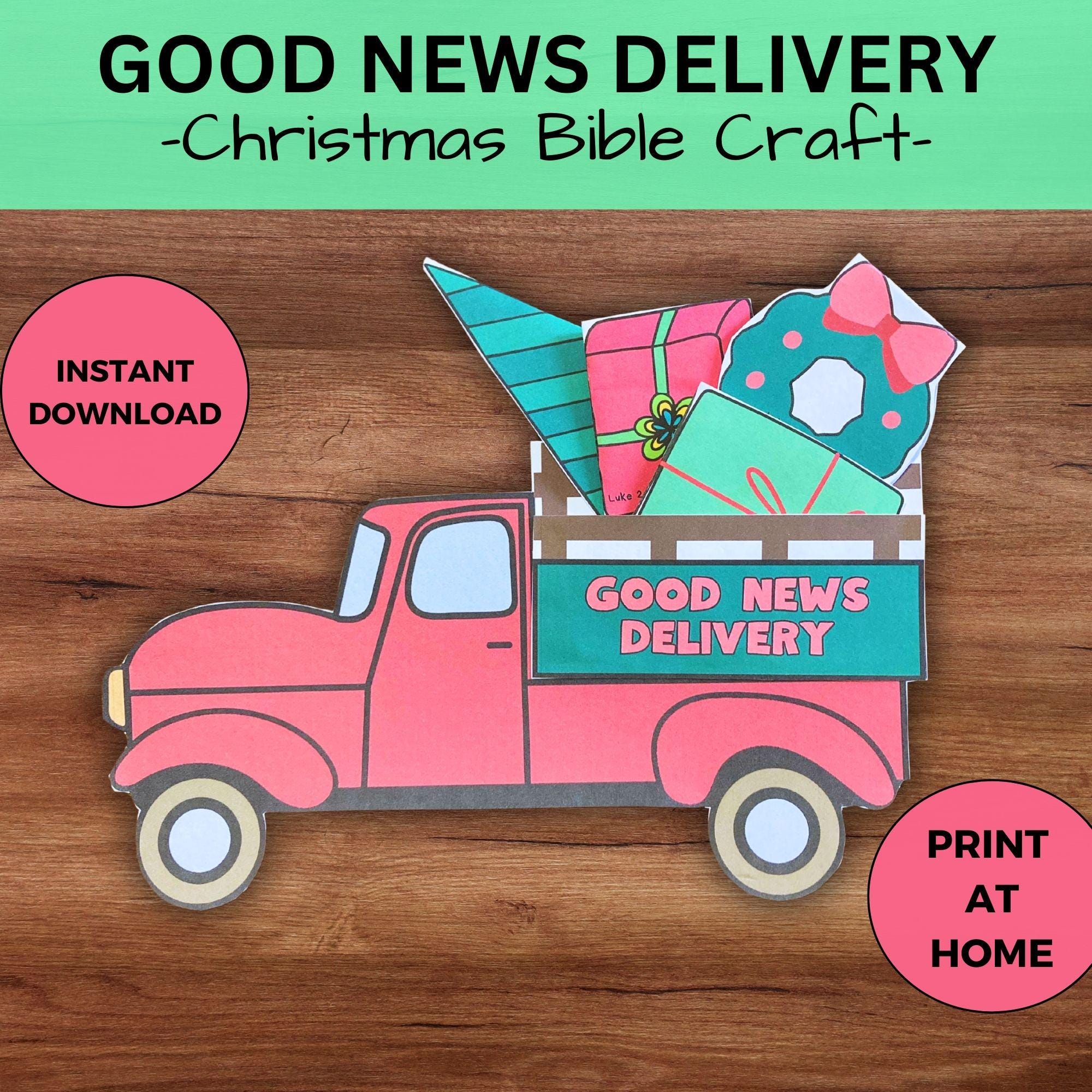 Christmas Bible Story Craft, Christian Religious Nativity Advent ...