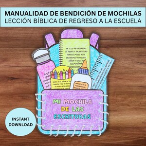Spanish Bible Lesson Craft Printable, Actividad De Manualidades Para La ...