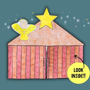 Christmas Nativity Birth of Jesus Bible Story Craft, Baby Jesus is Born ...