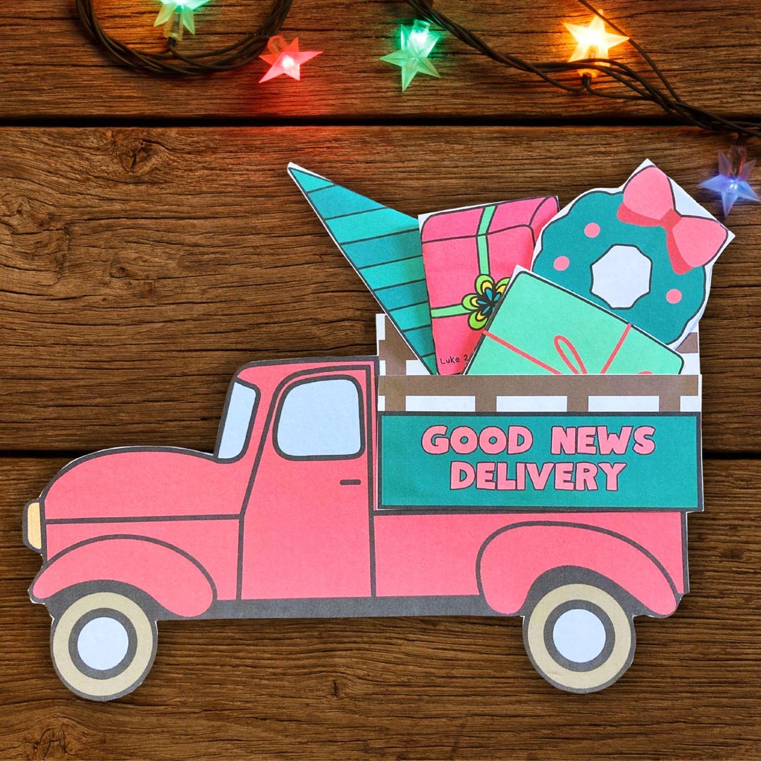 Christmas Bible Story Craft, Christian Religious Nativity Advent ...