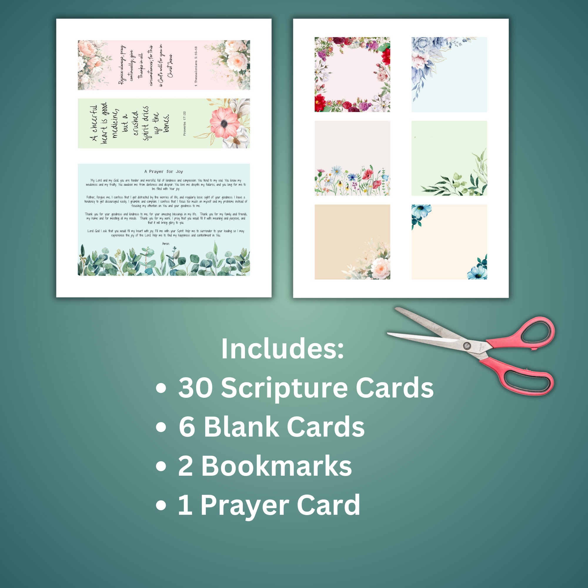Printable Scripture Cards, Printable Bible Verse Cards About Joy ...