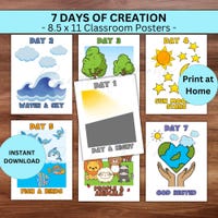 Christian Virtues Decor Bundle Set | Bible Verses Bulletin Board, 7 ...