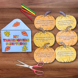 Fall Thanksgiving Bible Verse Craft, Sunday School Christian Home ...