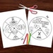 Mother's Day Coloring Wheel Printable Activity, Preschool Kindergarten ...