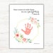 Mothers Day Bible Craft, Printable Mom Handprint Art, Christian Sunday ...
