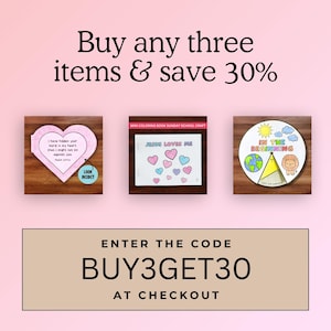 Valentine’s Day Sunday School Bible Coloring Craft God is Love Sewing ...