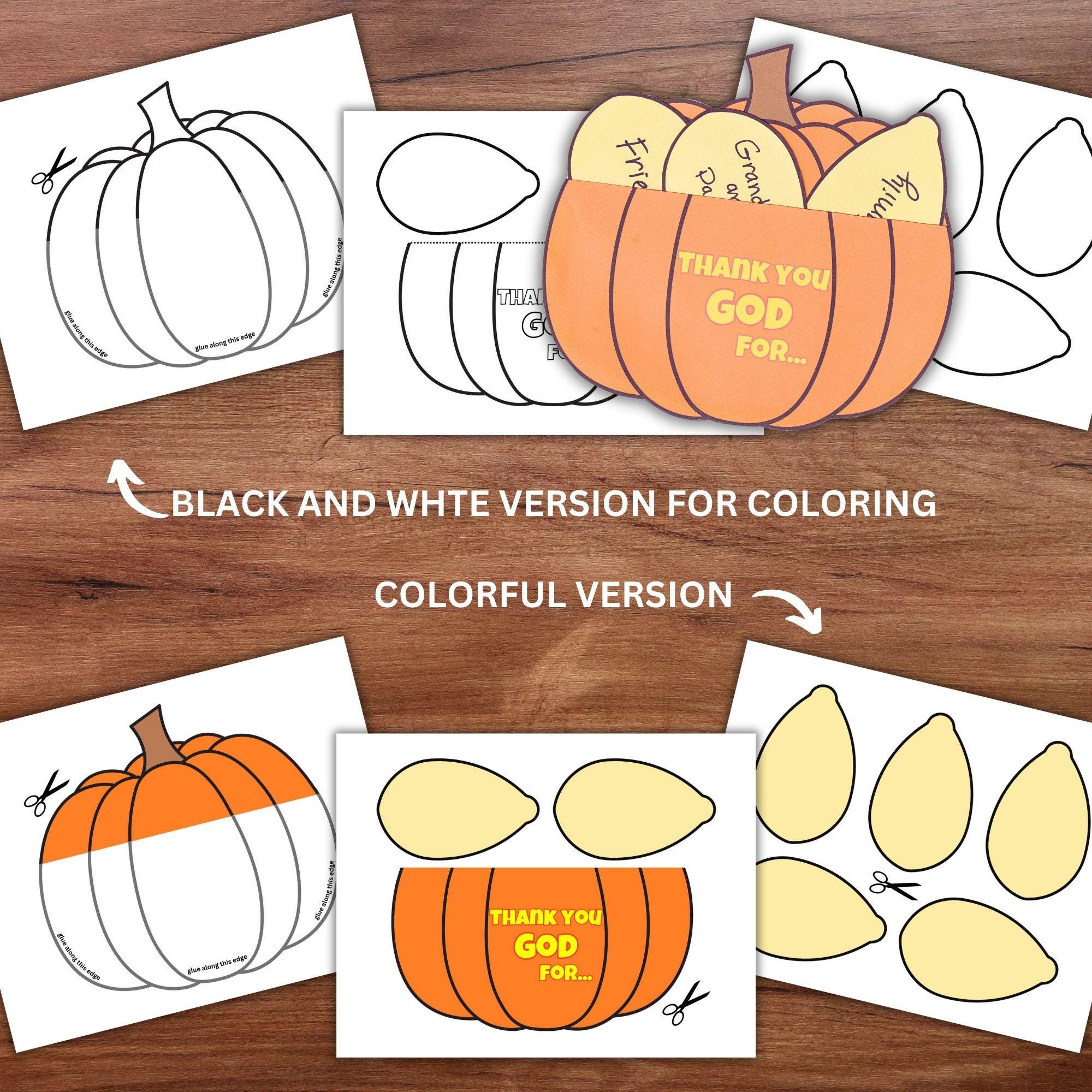 Thanksgiving Fall Bible Craft Bundle Kids Sunday School Homeschool ...