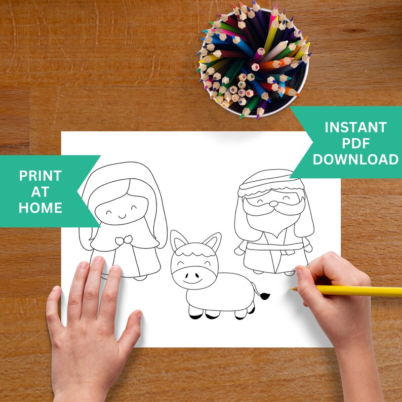 Nativity Coloring Pages, Christmas Sunday School, Christmas Bible ...