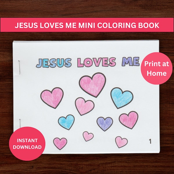 Jesus Loves Me Craft - Etsy
