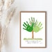 Father's Day Handprint Tree Bible Verse Craft, DIY Preschool Toddler ...