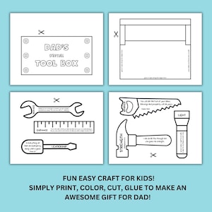 Fathers Day Craft Bundle, Sunday School Printable Kids Bible Lesson ...