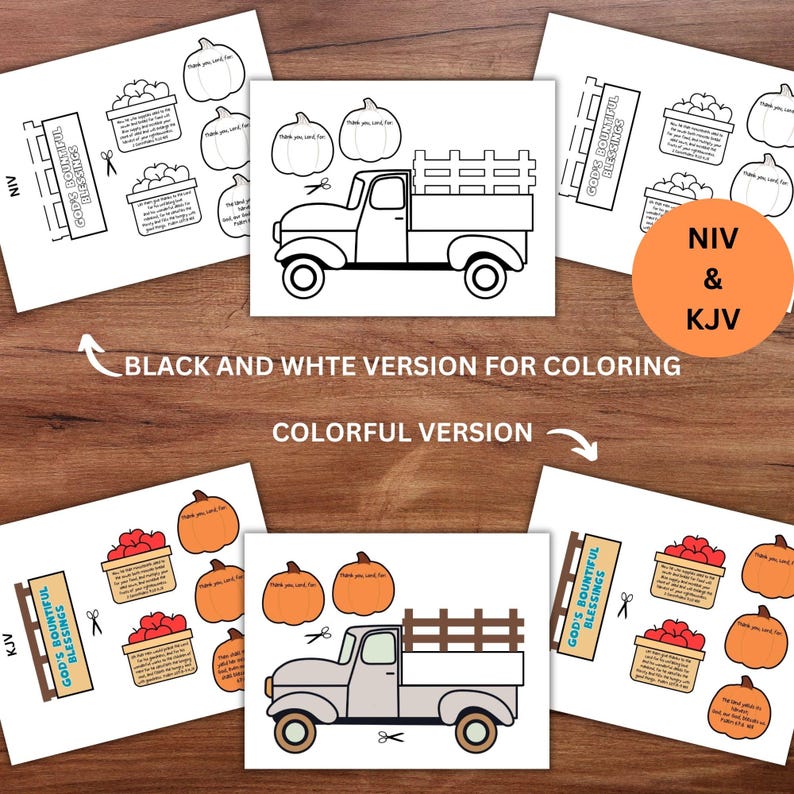 Thanksgiving Fall Harvest Bible Craft, Give Thanks Sunday School ...