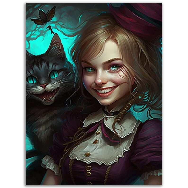 Alice in Wonderland Poster - Etsy