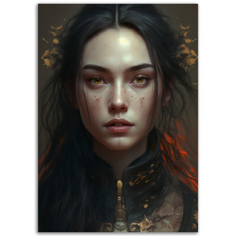 Warrior Mulan Gothic Poster - Etsy