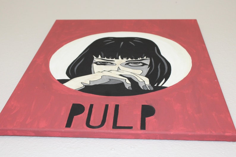 Pulp Fiction Painting - Etsy