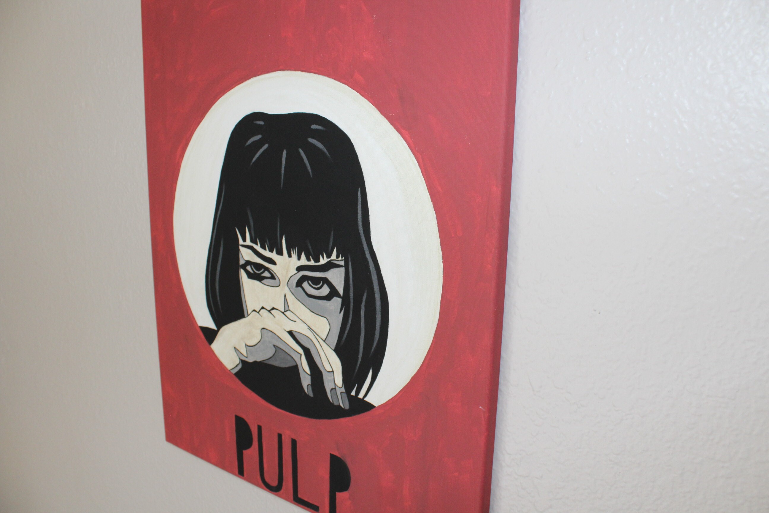 Pulp Fiction Painting - Etsy