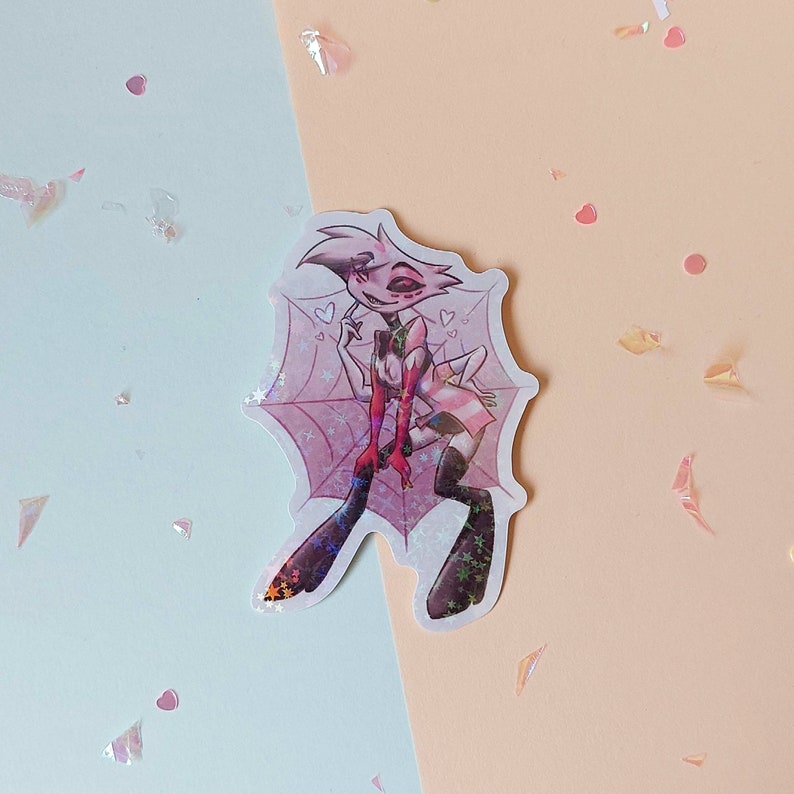 Hazbin Hotel Huskerdust Linked Charms and Stickers - Etsy