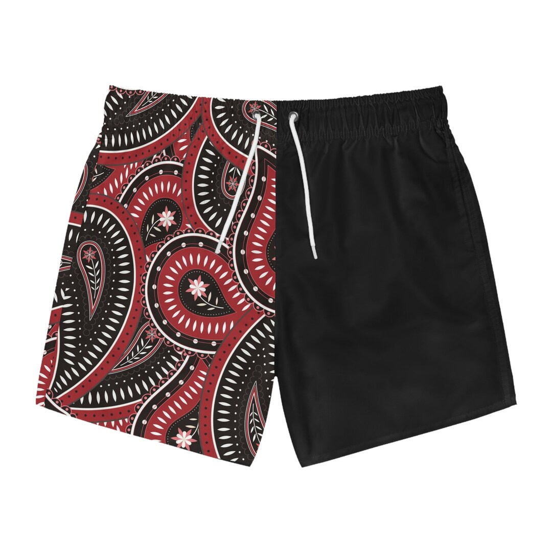 Bandana Swim Trunks - Etsy