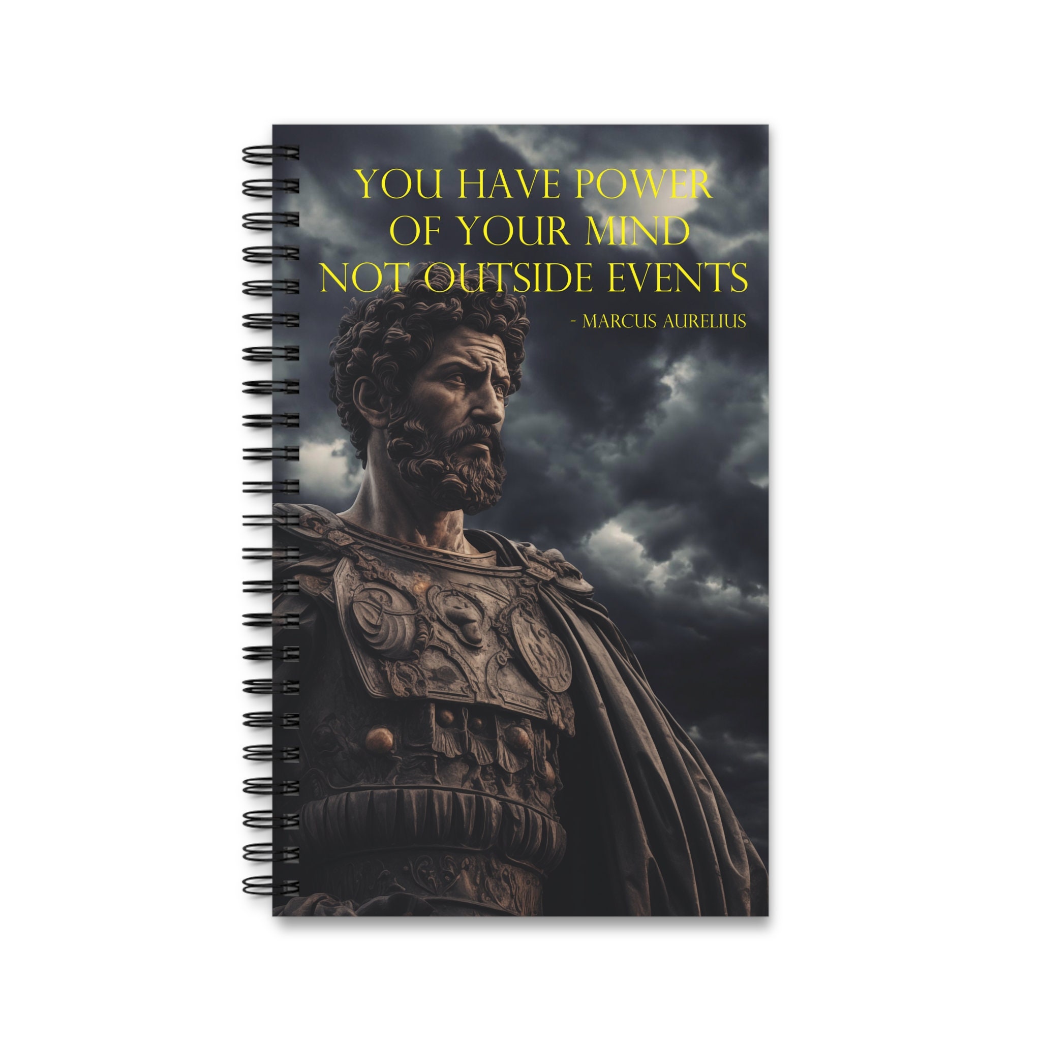 Stoicism Journal- Marcus Aurelius Book- Stoic Notebook Spiral Journal ...