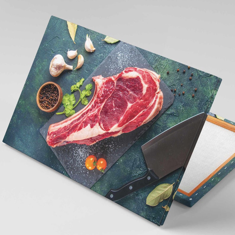 Butcher Shop Wall Art, Restaurant Wall Hangings, Roll-up Canvas Wall ...