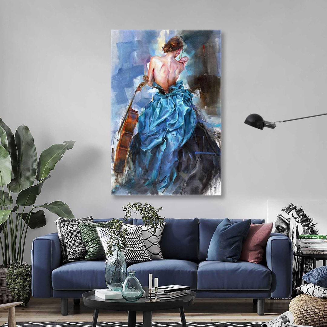 Art mural nu, oeuvre d'art sur toile, décoration murale élégante, toile ...