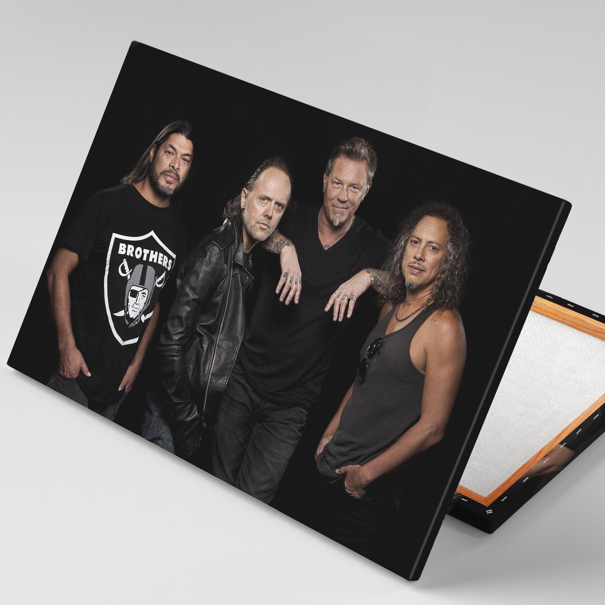Metallica Wall Art, Legend Group Canvas Art, Rock Wall Decor, Music ...