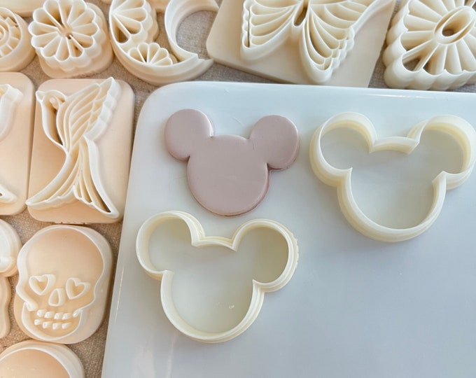 Mickey Mouse Cutter Set, Polymer Clay Cutter, Embossing Cutter ...