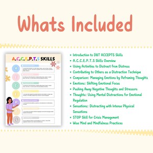 DBT ACCEPTS SKILLS Worksheets, Dbt Cheat Sheet, Dbt Skills, Dbt ...