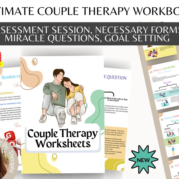 Therapist Marriage Worksheets - Etsy