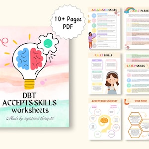 DBT ACCEPTS SKILLS Worksheets, Dbt Cheat Sheet, Dbt Skills, Dbt ...