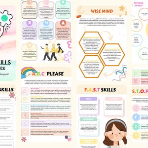 DBT ACCEPTS SKILLS Worksheets, Dbt Cheat Sheet, Dbt Skills, Dbt ...