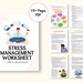 Stress Management Worksheets: Anxiety & Productivity Tools (digital ...