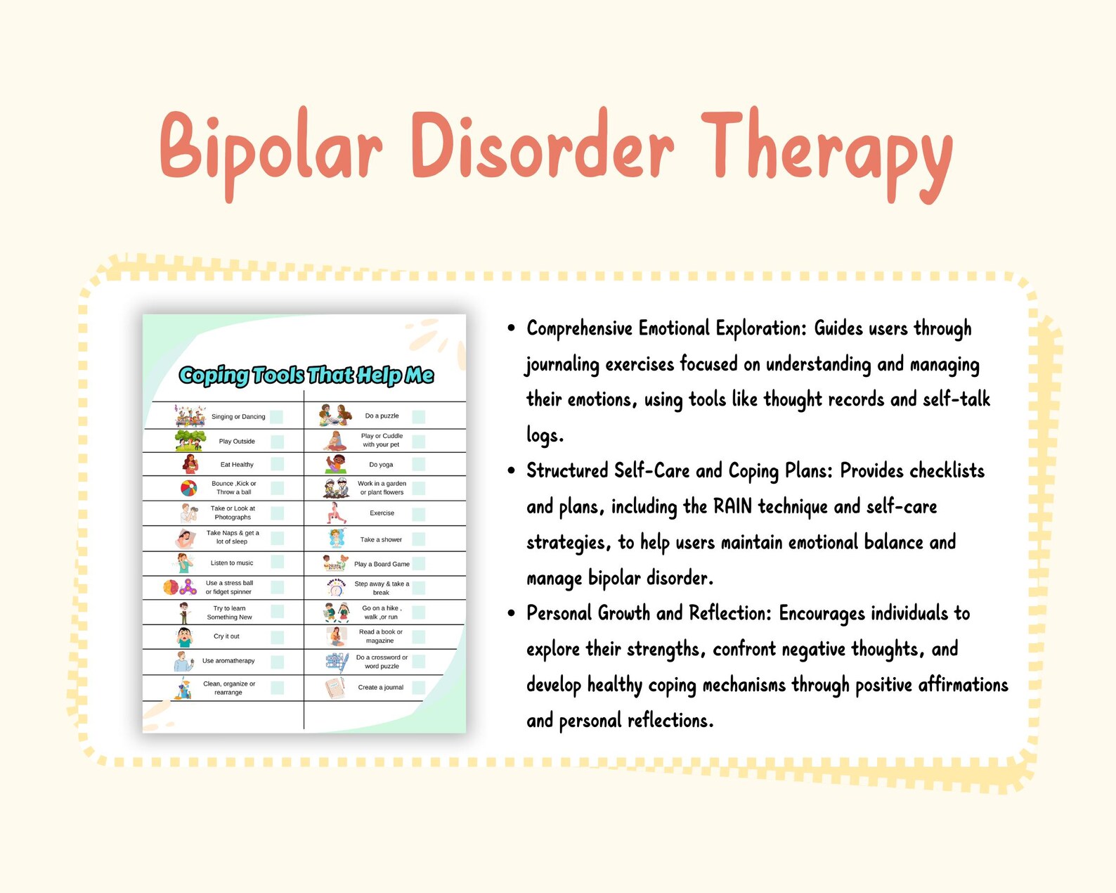 BPD Worksheets Bundle, DBT Therapy Resource, Borderline Personality ...