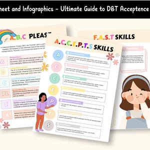 DBT ACCEPTS SKILLS Worksheets, Dbt Cheat Sheet, Dbt Skills, Dbt ...