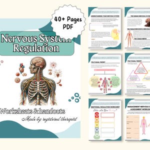Nervous System Regulation Workbook, Somatic Exercise Polyvagal Theory ...