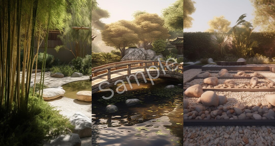 Zen Garden Customizable Zoom Backgrounds Microsoft Teams - Etsy
