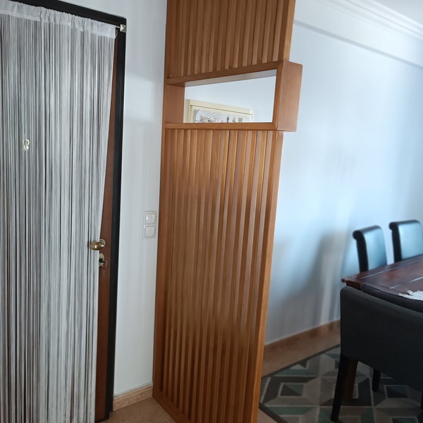 Wood Slat Room Divider - Etsy