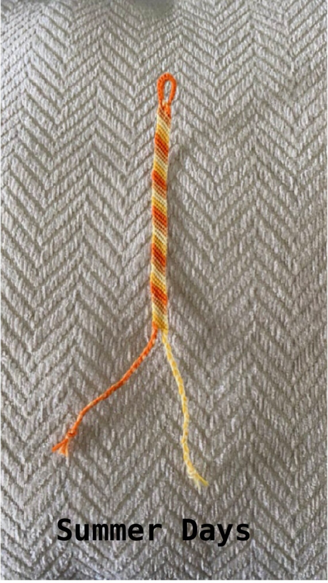Candy Stripe Friendship Bracelet - Etsy