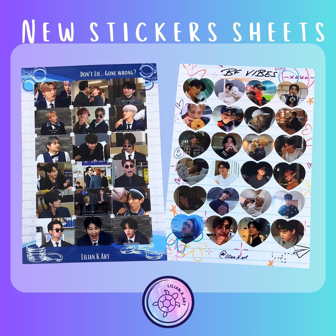 Seventeen Sticker Sheets - Etsy