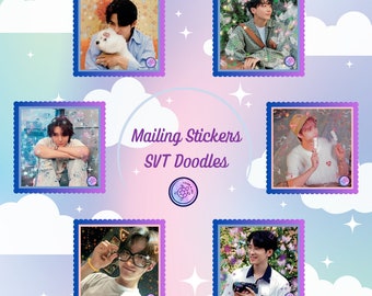 Seventeen Magical Mailing Stickers pack of 26 - Etsy