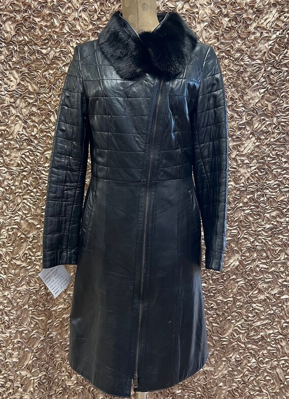 real mink and leather - Gem