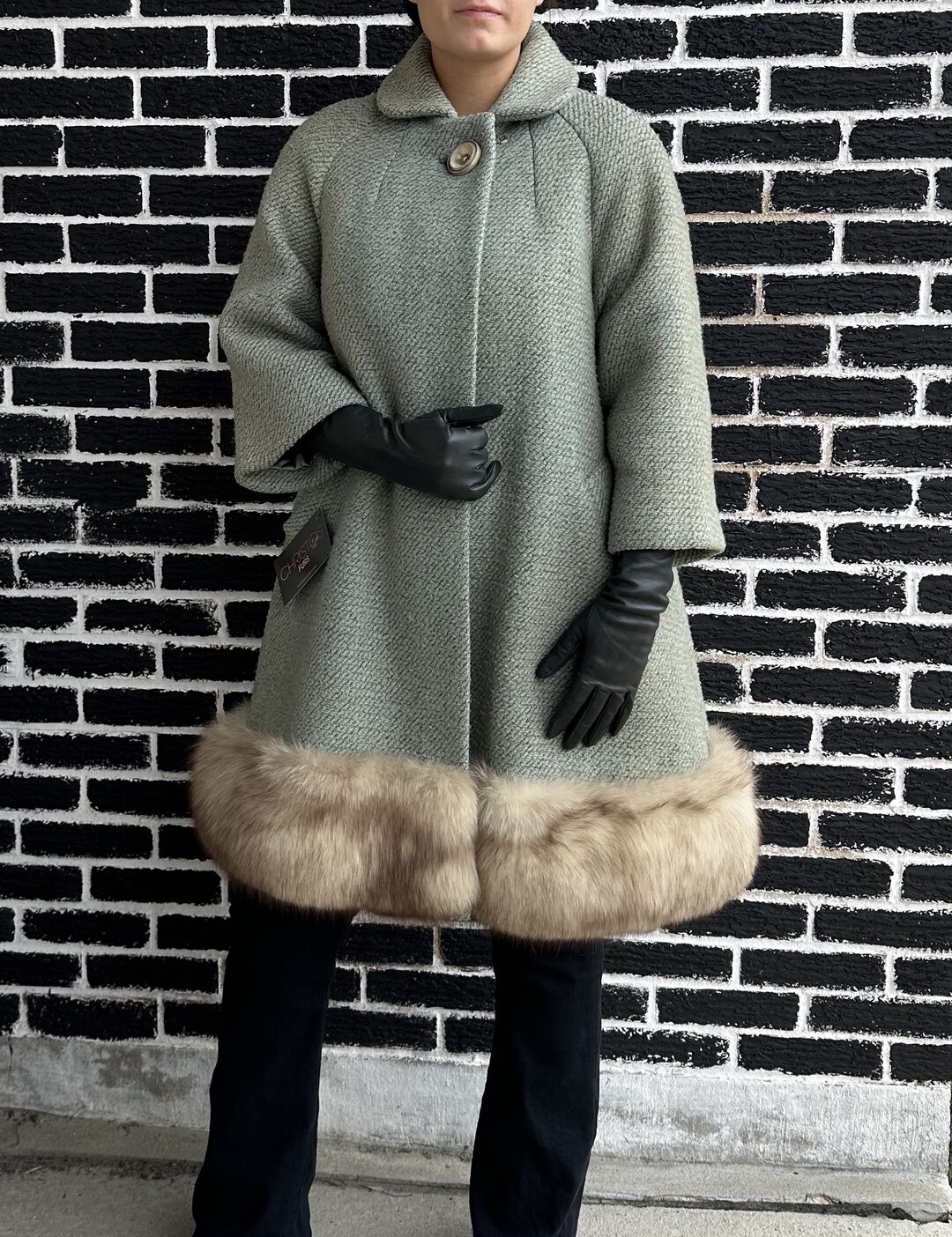 Stunning 1960s Mod Coat Rare Find Elegant Vintage Turquoise - Etsy