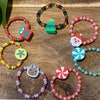 Cute Gummy Bear Rings Beaded Jewelry Fun Accessories Gifts for Friends ...