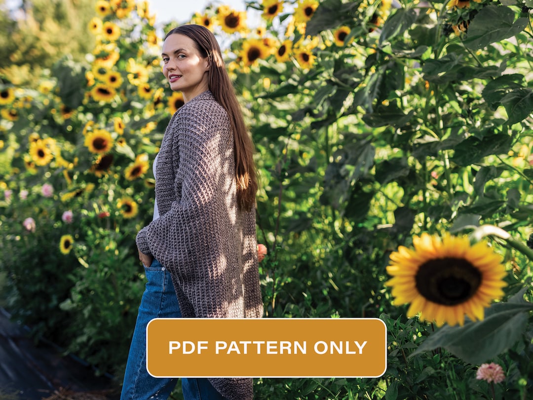 Crochet Pattern Eclipse Tunisian Cocoon - Etsy