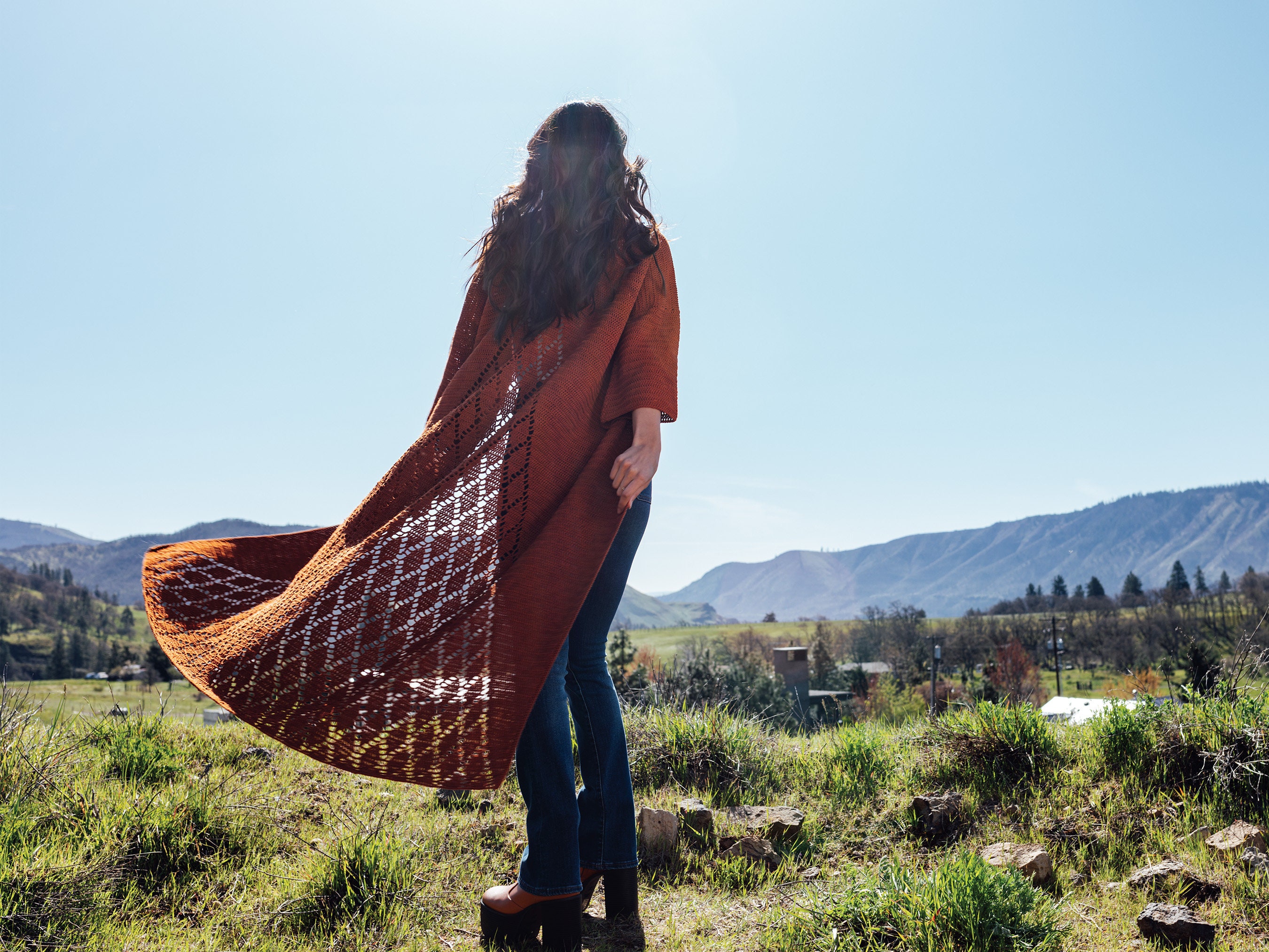 Lace Crochet Cardigan Duster Pattern: Sundrenched Design (PDF Pattern ...