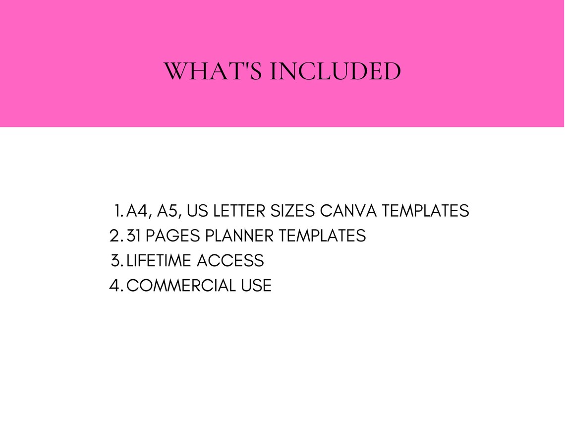 Printable Pink Goal Planner Template Goal Planner Printable Planner A4 ...